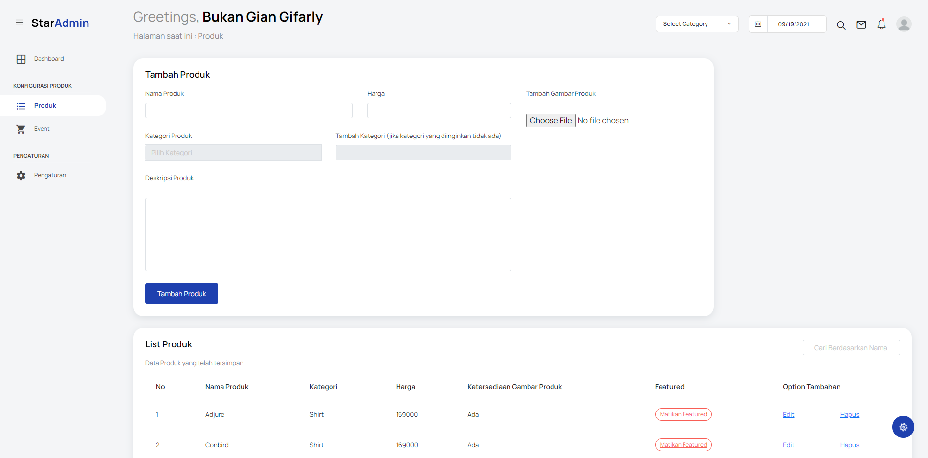 Gian Gifarly - Portofolio
